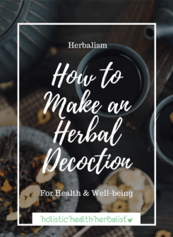 How to Make an Herbal Decoction - Holistic Health Herbalist