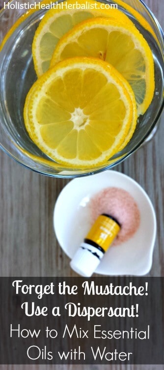 Forget the Mustache! Use a Dispersant! How to Mix Essential Oils with ...