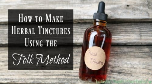 How to Make Herbal Tinctures Using the Folk Method - Holistic Health ...